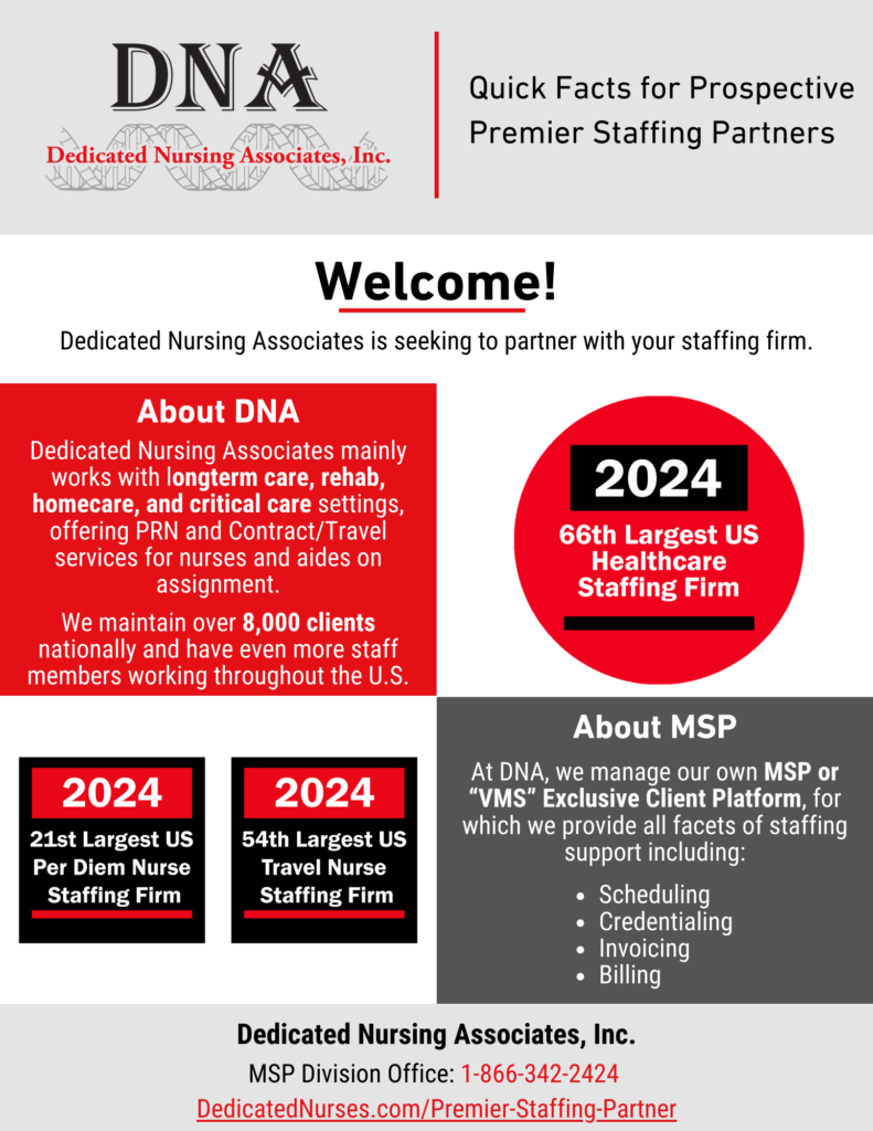 Premier Staffing Partner | Nursing Staffing Firm | DNA